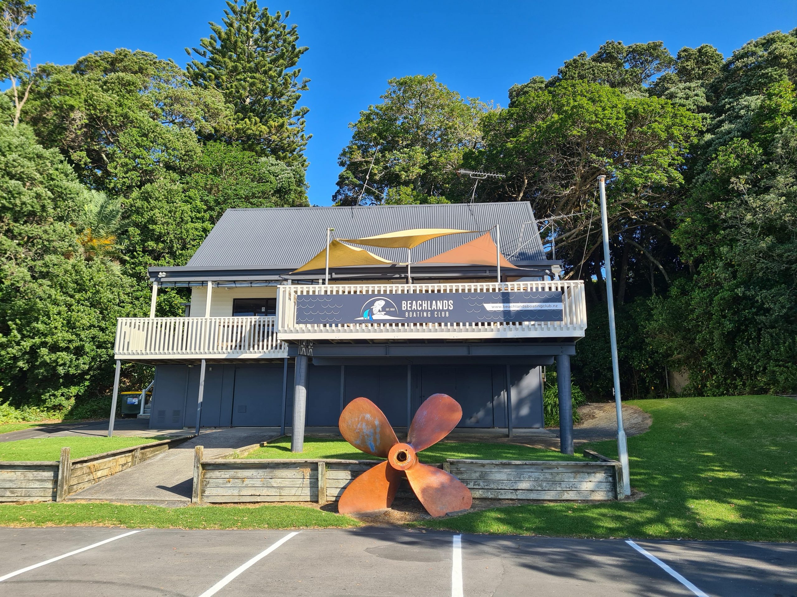 Exterior painting complete - Beachlands Boating Club